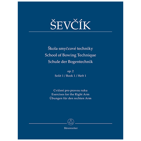 Sevcik, O.: Schule der Bogentechnik Op. 2 Heft 1 | PAGANINO